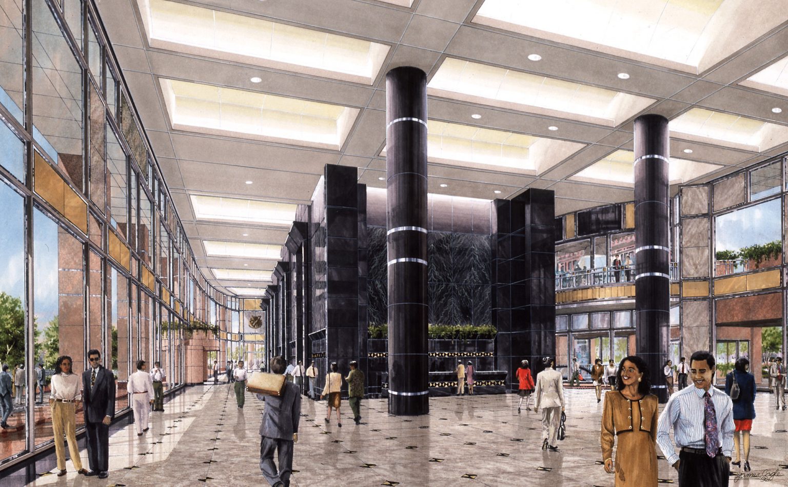 Conrad Office Towers : Portman Architects