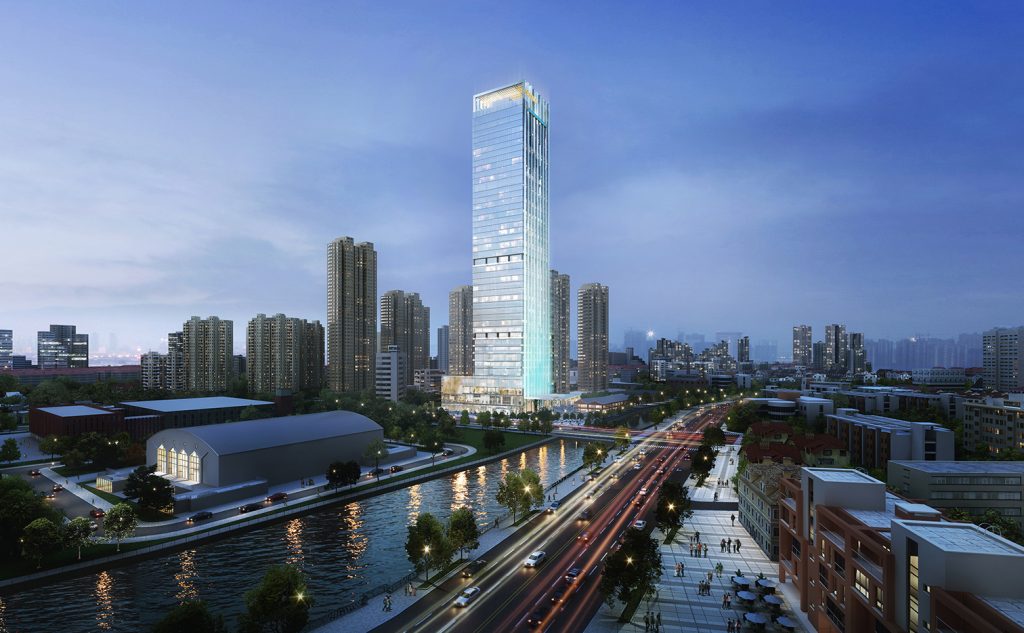 Wuxi Xi Shui Dong Lot A Supertall Project - Portman Architects
